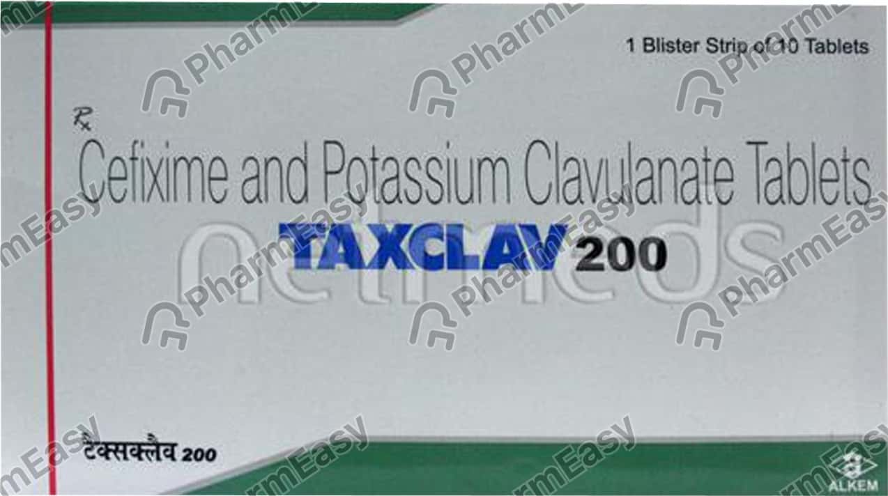 Taxclav 200mg Tablet: Uses, Side Effects, Price & Dosage | PharmEasy