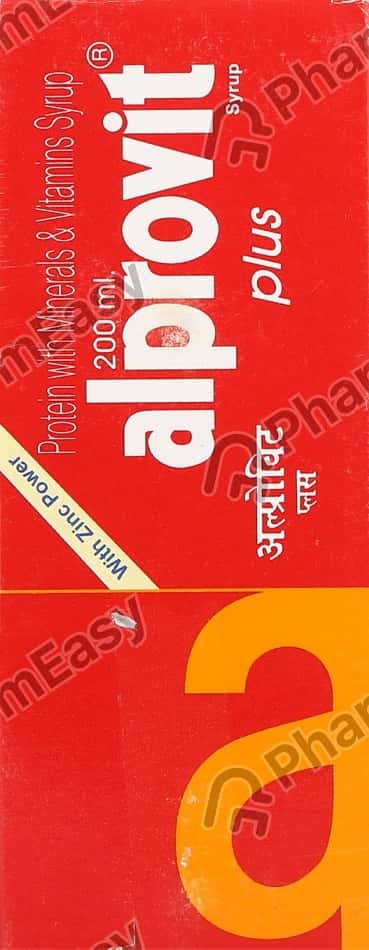 Buy Alprovit Plus Bottle Of 200ml Syrup Online at Flat 15% OFF | PharmEasy