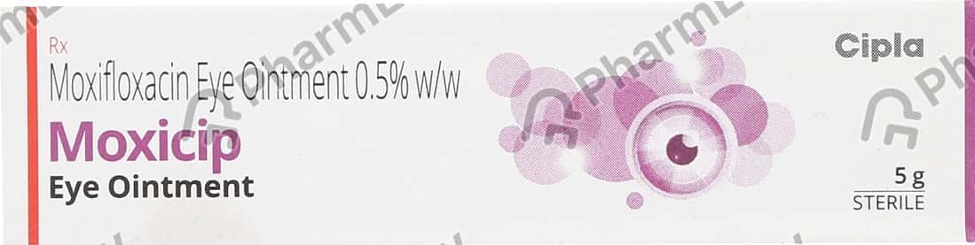 Moxicip 0.5 % Eye Ointment (5): Uses, Side Effects, Price & Dosage ...