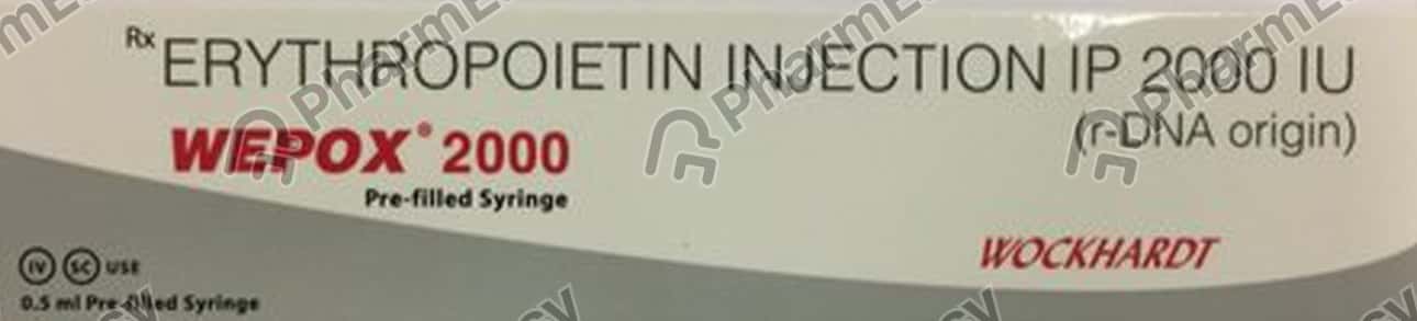 Wepox 2000 IU Injection (0.5): Uses, Side Effects, Price & Dosage ...