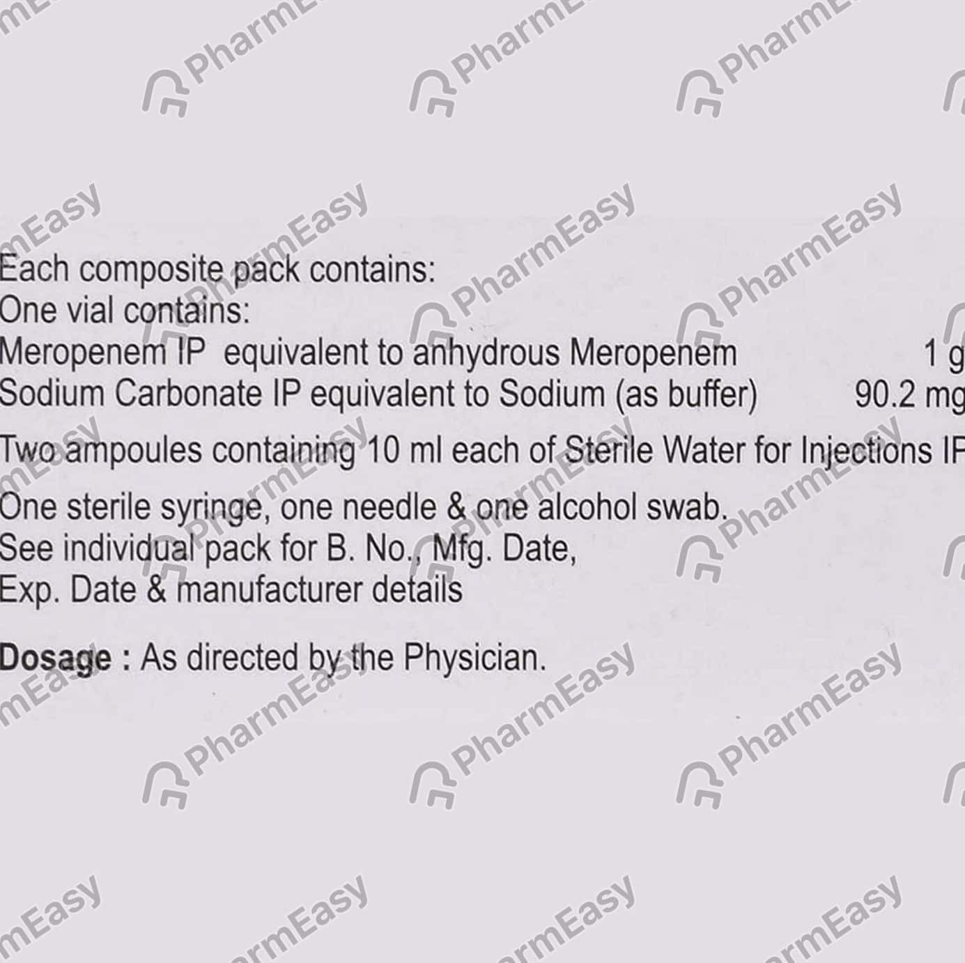 Zaxter 1 G Powder For Injection (1): Uses, Side Effects, Price & Dosage ...