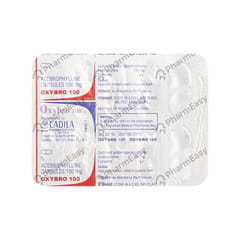 Buy Oxybro 100 MG Capsule (10) Online at Flat 18% OFF* | PharmEasy