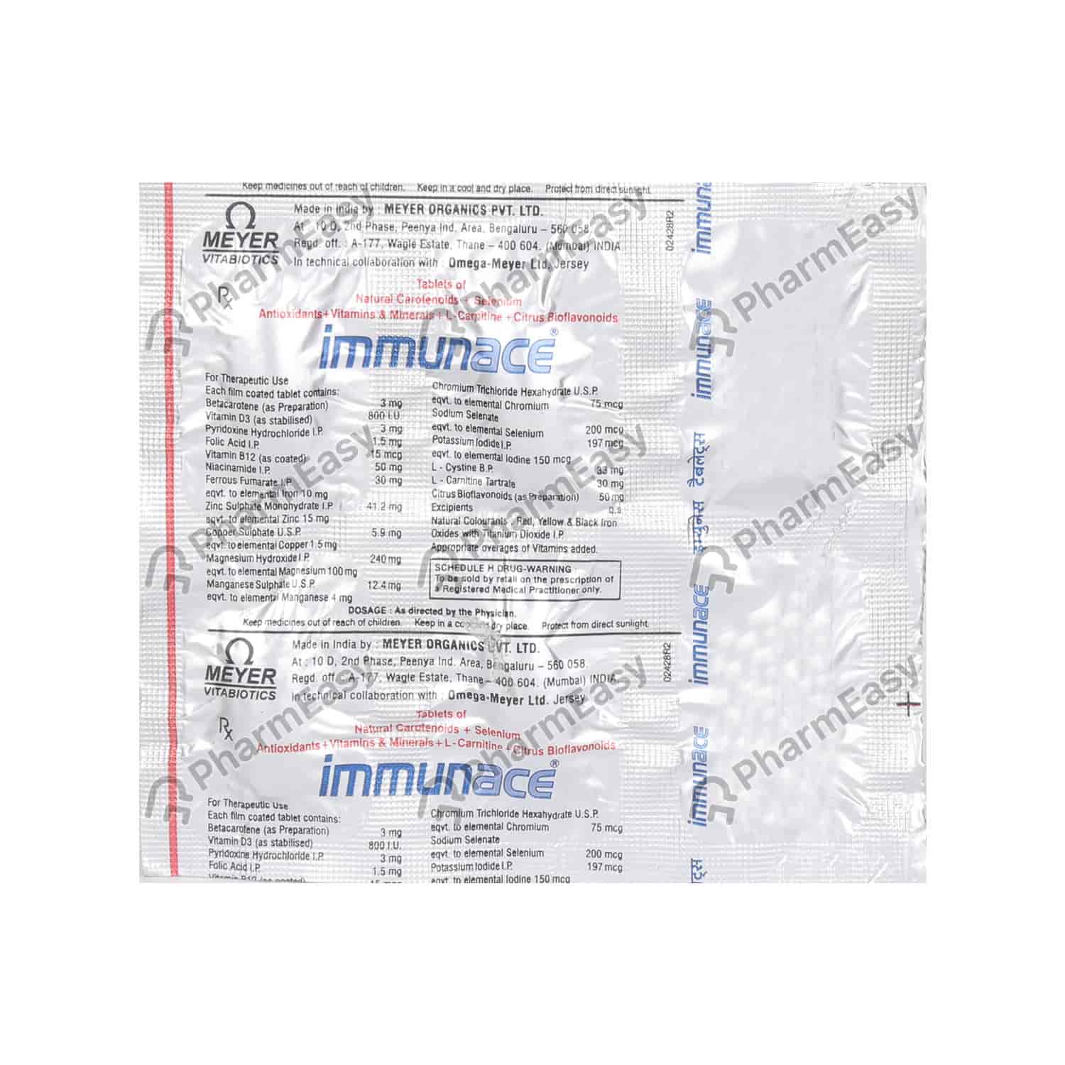Buy Immunace Tab Online at Flat 18% OFF* | PharmEasy