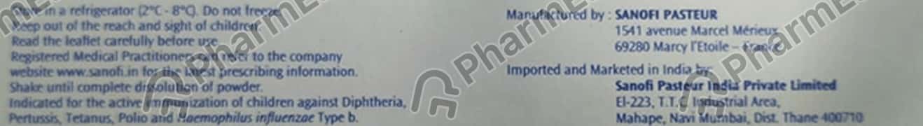 Buy Pentaxim Suspension For Injection (0.5) Online at Flat 15% OFF ...