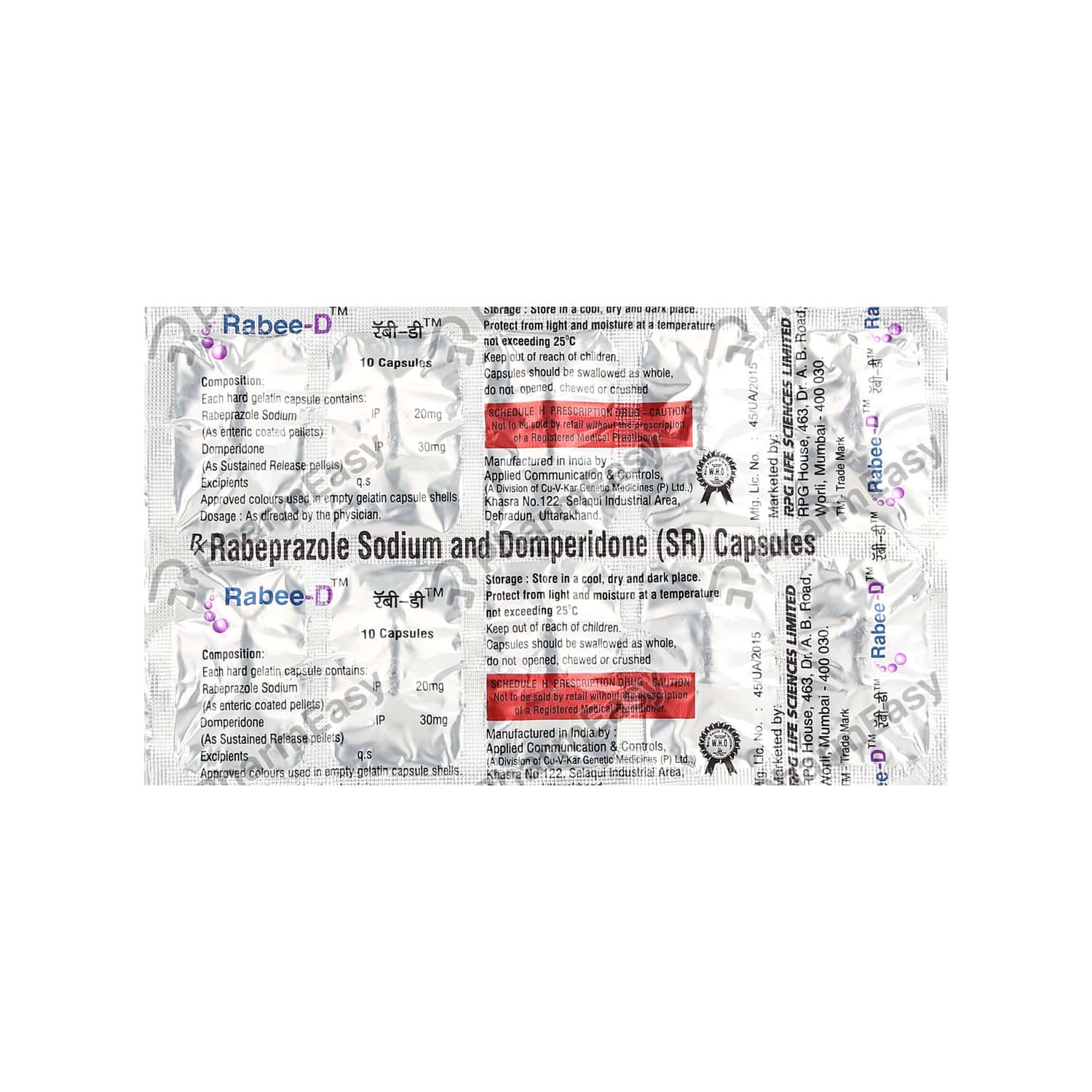 Rabee D Capsule - Uses, Side Effects, Dosage, Composition & Price ...