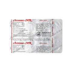 Acenac Mr 4mg Tablet - Uses, Side Effects, Dosage, Composition & Price ...