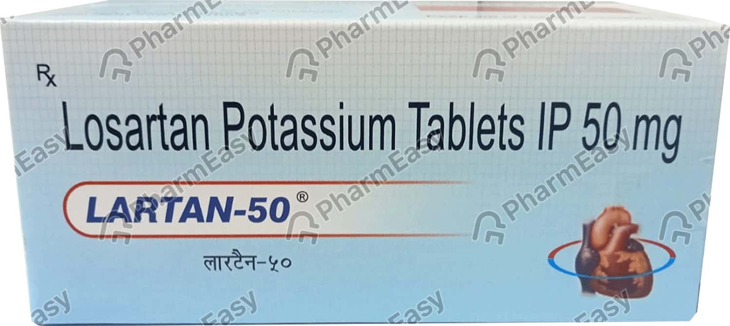 Lartan 50 MG Tablet (10): Uses, Side Effects, Price & Dosage | PharmEasy