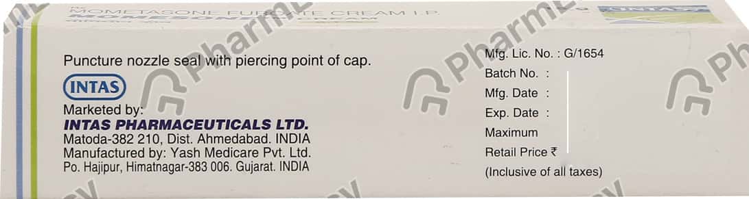 Momesone 0.1 % Cream (15): Uses, Side Effects, Price & Dosage | PharmEasy