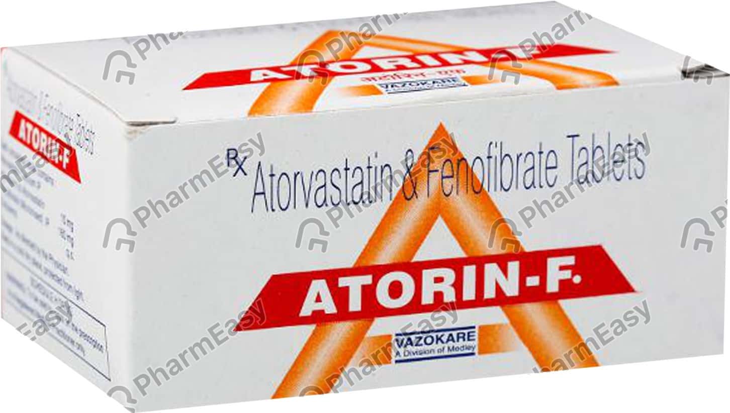 Atorin F Strip Of 10 Tablets: Uses, Side Effects, Price & Dosage ...