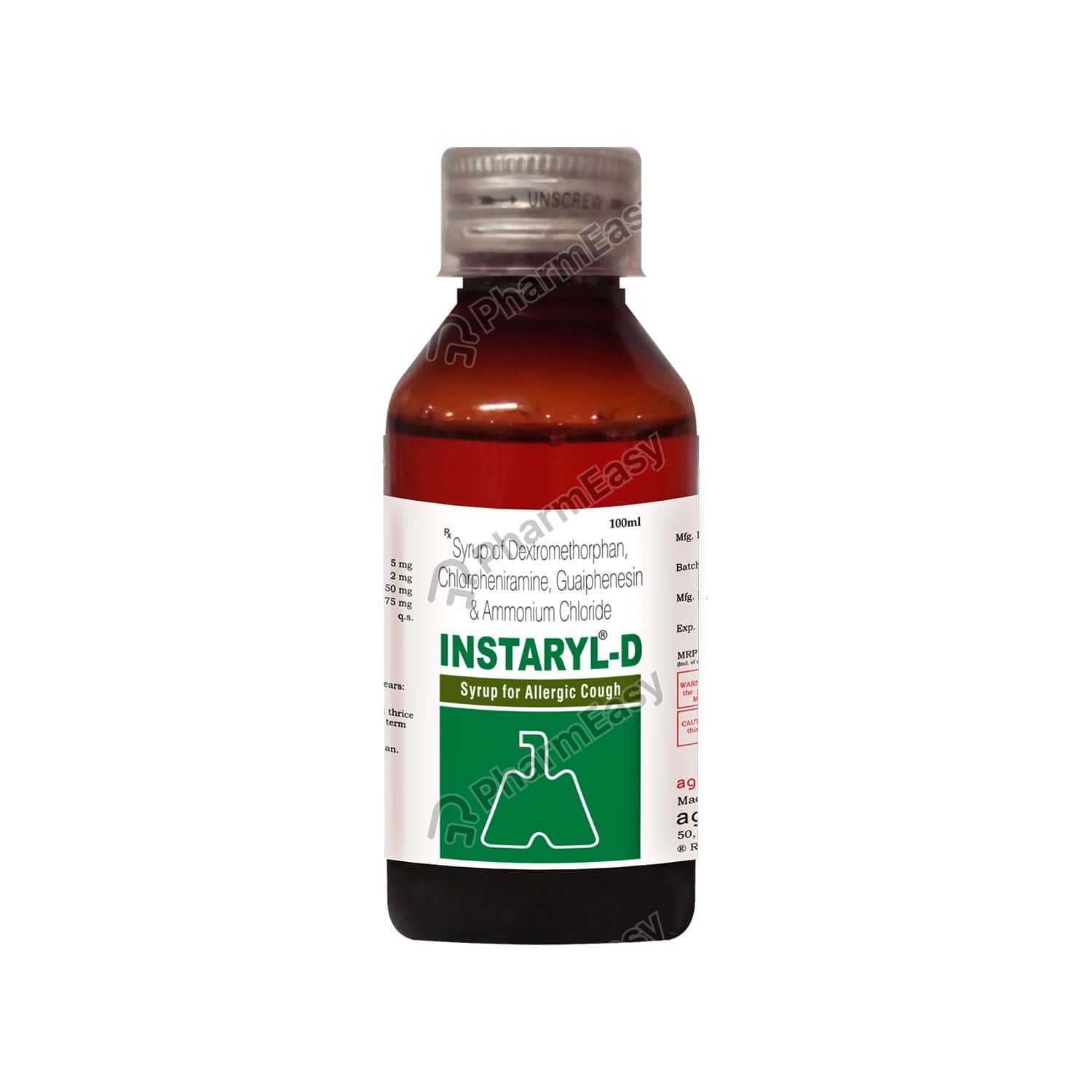 Buy Instaryl D Bottle Of 100ml Syrup Online at Flat 18% OFF* | PharmEasy