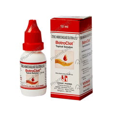 Buy Botroclot 0.2 IU Liquid For Skin Application (10) Online at Flat 18 ...