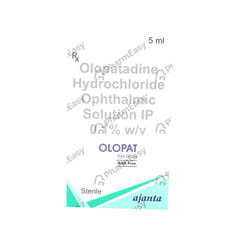 Olopat 0.1 % Eye Drop (5) - Uses, Side Effects, Dosage, Composition ...