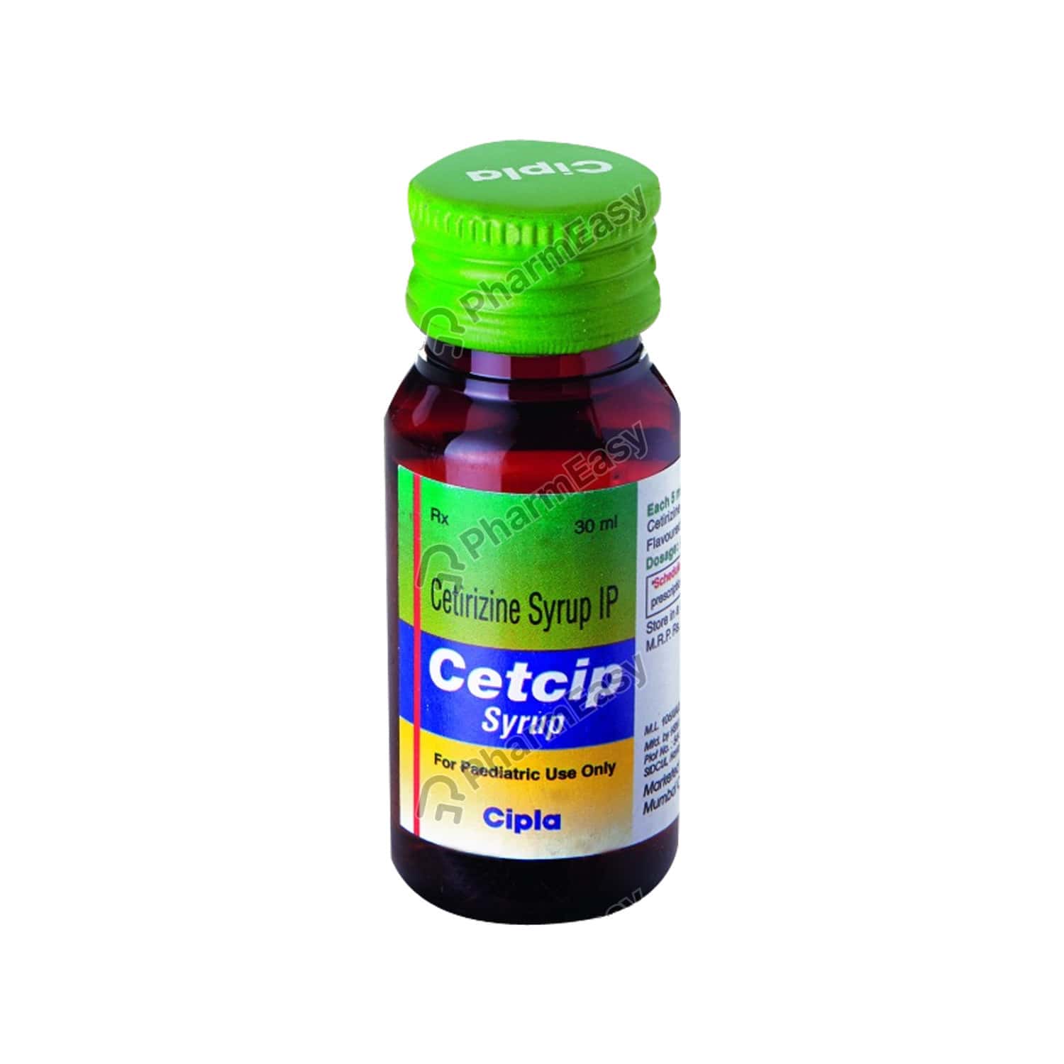 Cetcip 5 MG Syrup (30) - Uses, Side Effects, Dosage, Composition ...
