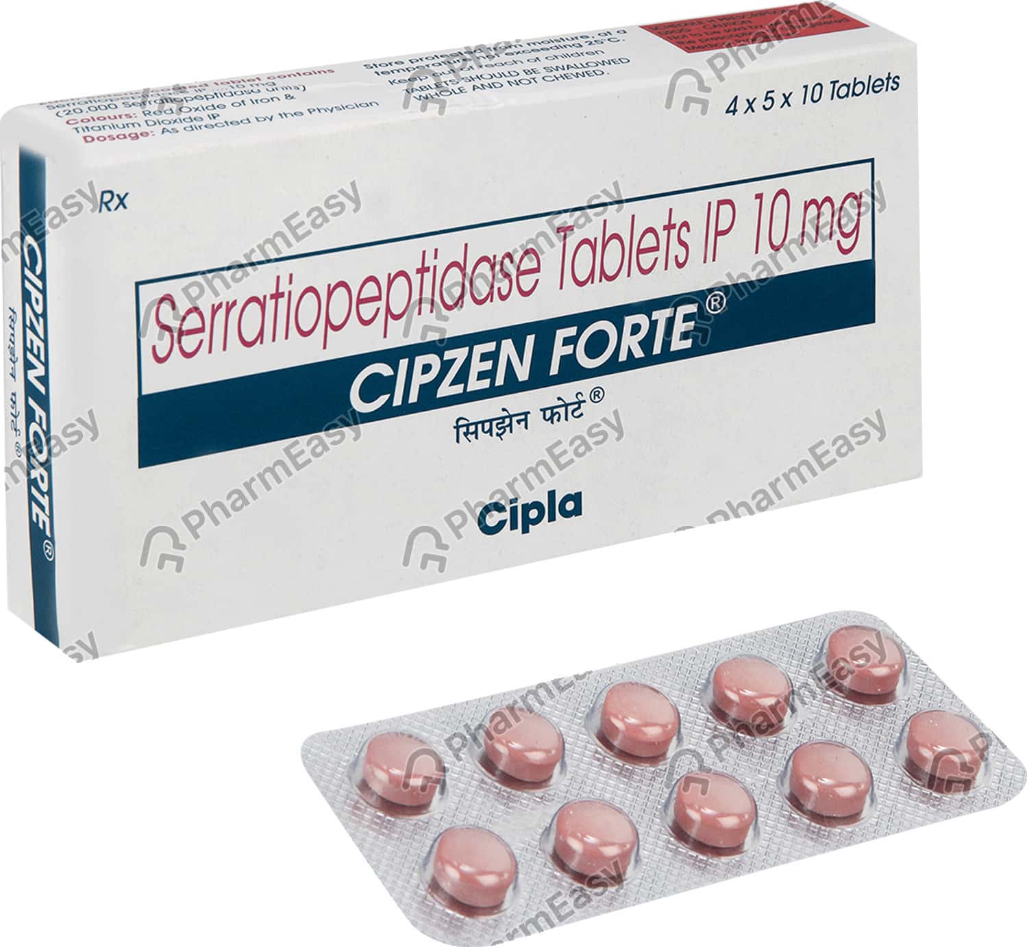 Cipzen Forte 10 MG Tablet (10): Uses, Side Effects, Price & Dosage ...