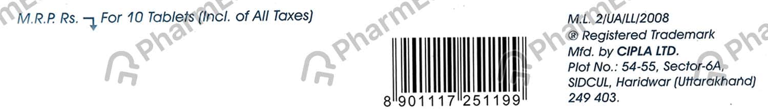 Cipzen Forte 10 MG Tablet (10): Uses, Side Effects, Price & Dosage ...