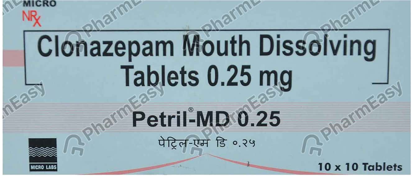 Petril Md 0.25 MG Tablet (10): Uses, Side Effects, Price & Dosage ...