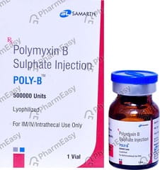 Buy Poly B 500000 IU Powder For Injection (1) Online & Save Up to 24% ...