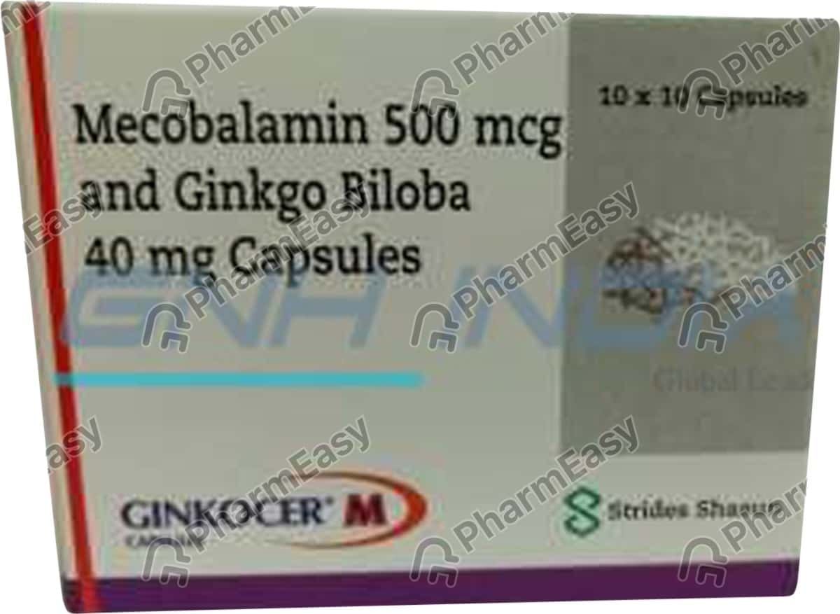 Buy Ginkocer M Capsule Online & Save Up to 24% at PharmEasy