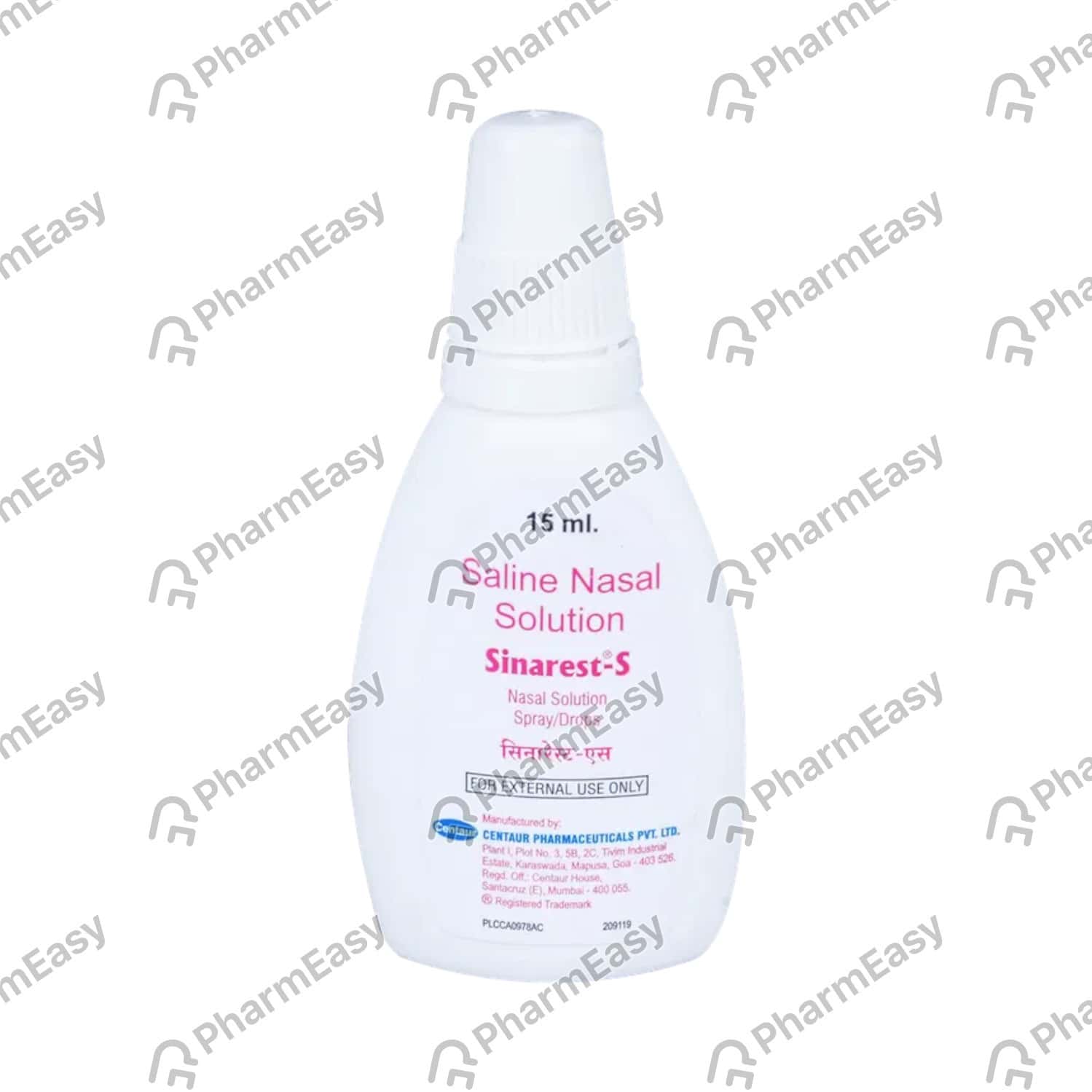Sinarest S 0.74 %W/V Nasal Drop/Spray (15): Uses, Side Effects, Price ...