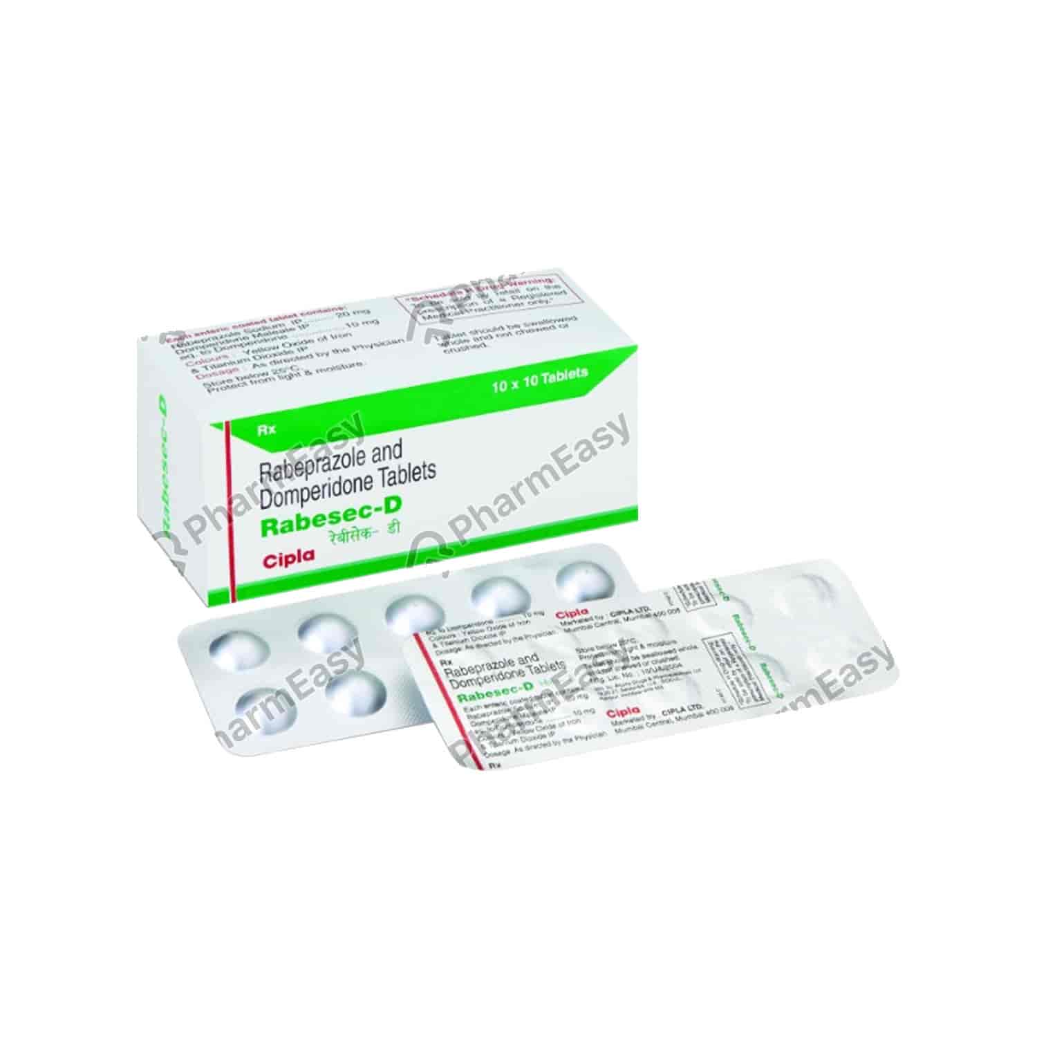 Rabesec D Tablet 10'S - Uses, Side Effects, Dosage, Composition & Price ...
