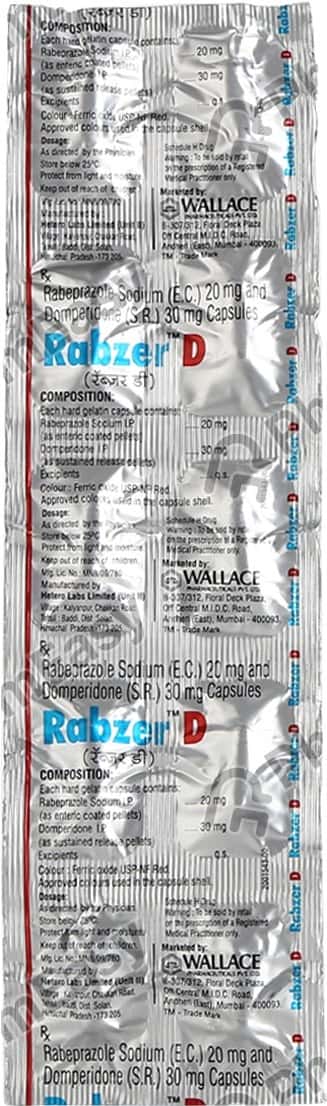 Rabzer D Strip Of 10 Capsules: Uses, Side Effects, Price & Dosage ...