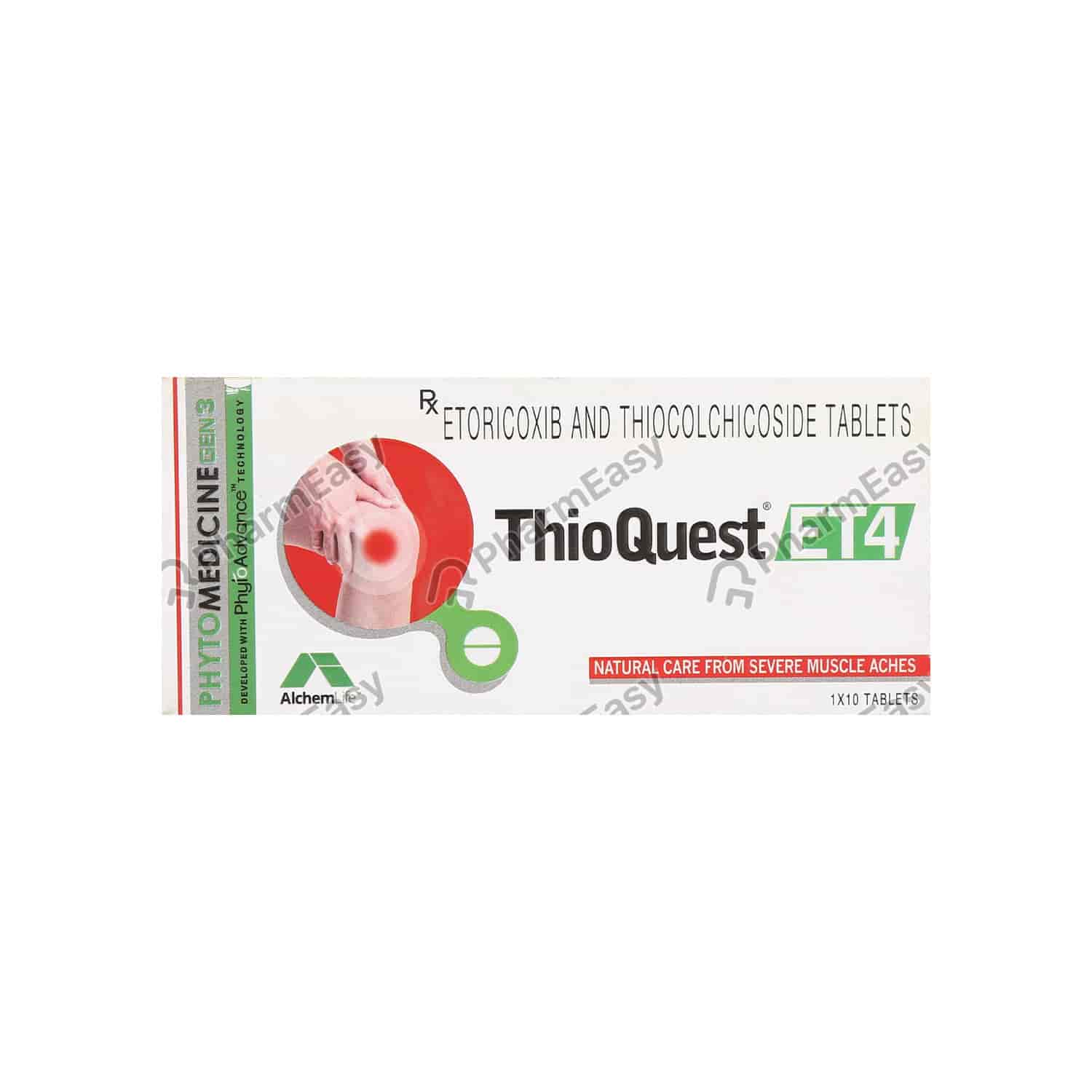 Buy Thioquest Et 4mg Tablet Online at Flat 18% OFF* | PharmEasy