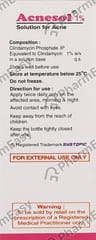 Acnesol 1 % Liquid For Skin Application (25): Uses, Side Effects, Price ...