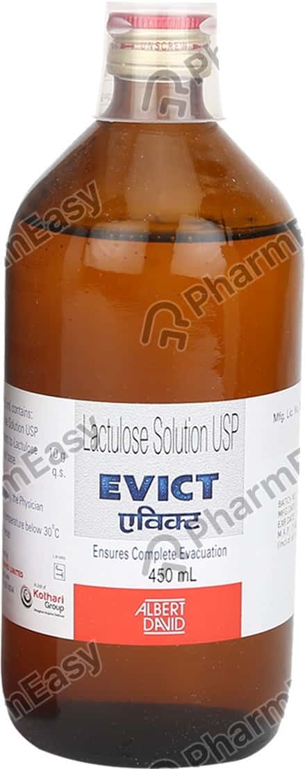 Evict 10 GM/15ML Oral Solution (450): Uses, Side Effects, Price, Dosage ...