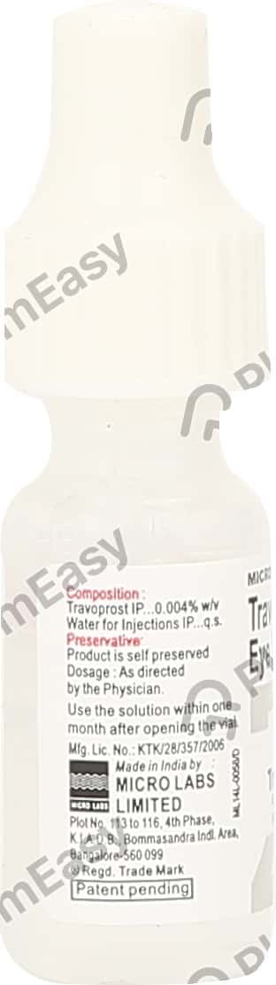 Travo Z 0.004 % Eye Drop (3): Uses, Side Effects, Price & Dosage ...
