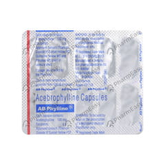 Ab Phylline 100 MG Capsule (10) - Uses, Side Effects, Dosage ...