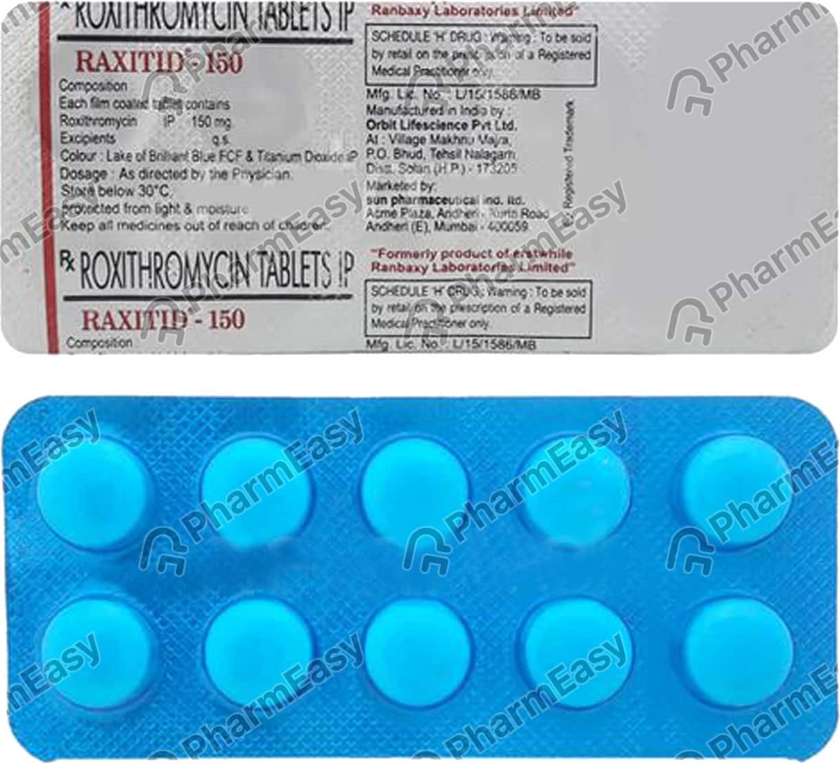 Raxitid 150 MG Tablet (10): Uses, Side Effects, Price & Dosage | PharmEasy