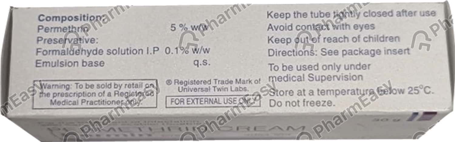 Permin 5 %W/W Cream (30): Uses, Side Effects, Price & Dosage | PharmEasy