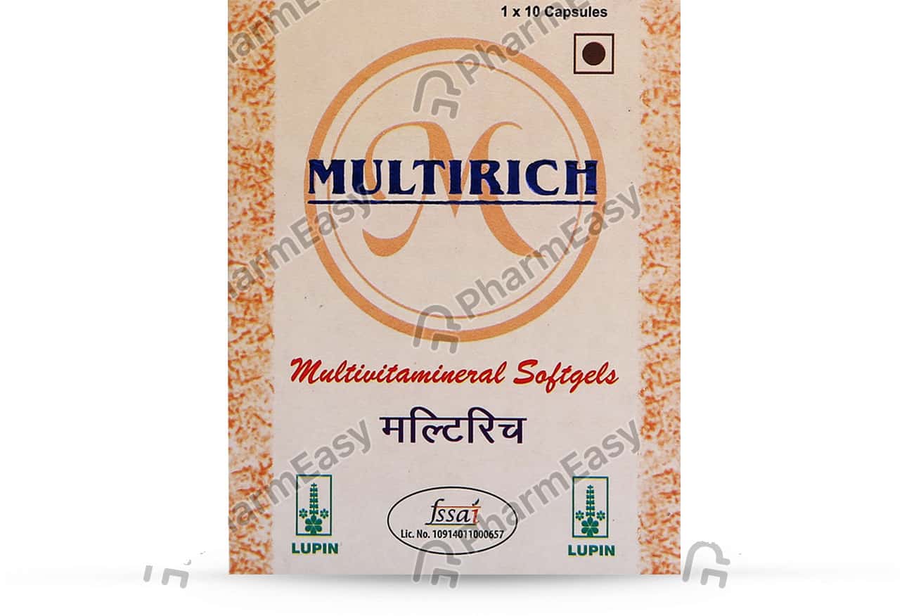 Buy Multirich Strip Of 10 Capsules Online at Flat 15% OFF | PharmEasy