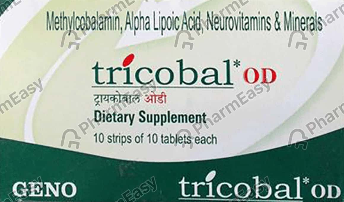 Buy Tricobal Od Strip Of 10 Tablets Online & Save Up to 24% at PharmEasy