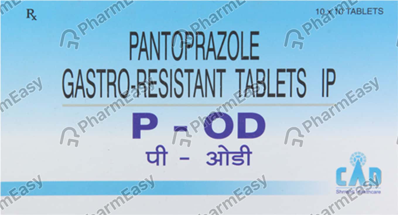 P Od 40 MG Tablet (10): Uses, Side Effects, Price & Dosage | PharmEasy