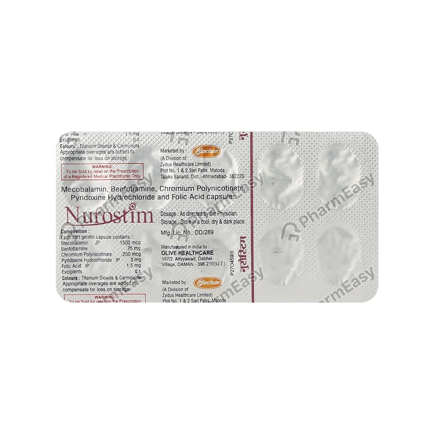 Buy Nurostim Capsule Online at Flat 18% OFF* | PharmEasy