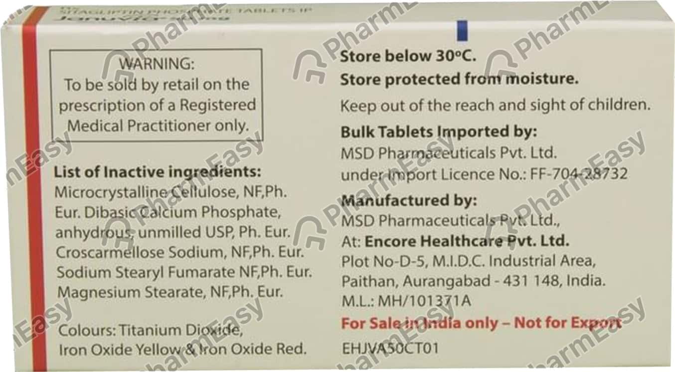 Januvia 50 MG Tablet (7): Uses, Side Effects, Price, Dosage ...