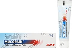 Mucopain 20 % Mouth Gel (15): Uses, Side Effects, Price & Dosage ...