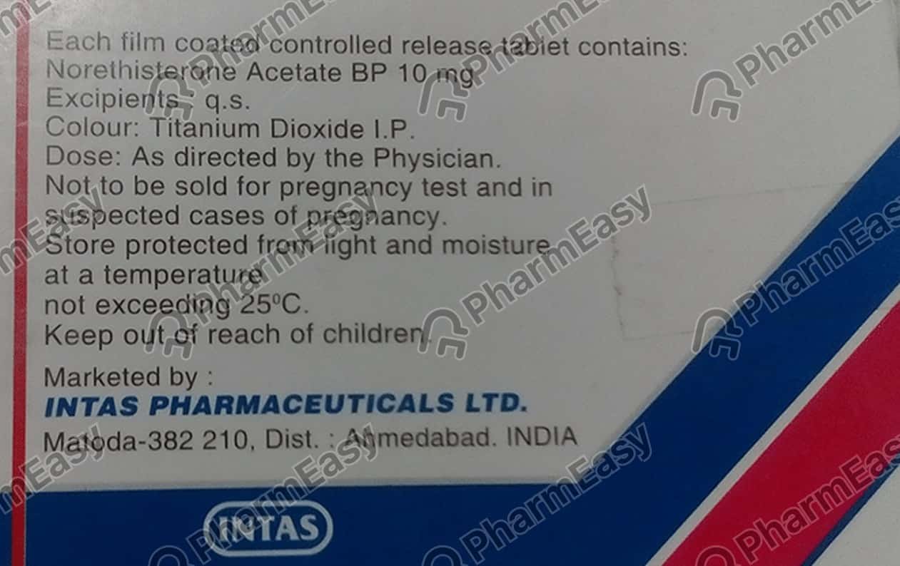 Nortas Cr 10 MG Tablet (10): Uses, Side Effects, Price & Dosage | PharmEasy