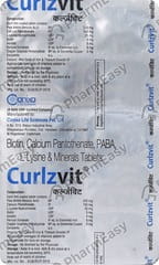 Buy Curlzvit Strip Of 10 Tablets Online & Save Up to 24% at PharmEasy