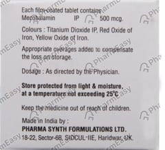 Mecobal 500mcg Tablet: Uses, Side-effects, Price, Dosage & More Info ...