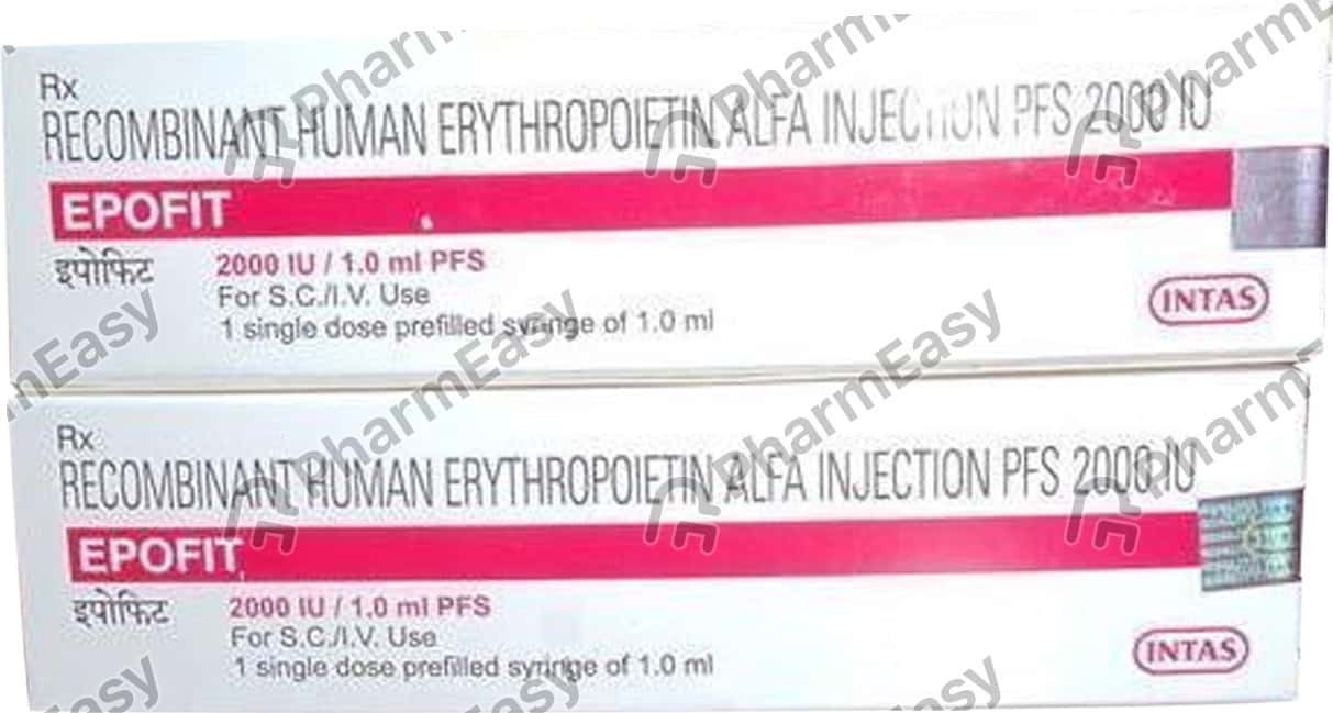 Epofit 2000 IU Injection (1): Uses, Side Effects, Price & Dosage ...