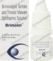 Brimolol Bottle Of 5ml Eye Drops: Uses, Side Effects, Price & Dosage ...