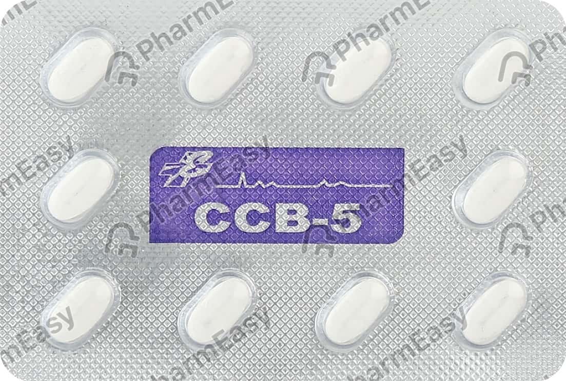 Ccb 5 MG Tablet (10): Uses, Side Effects, Price & Dosage | PharmEasy