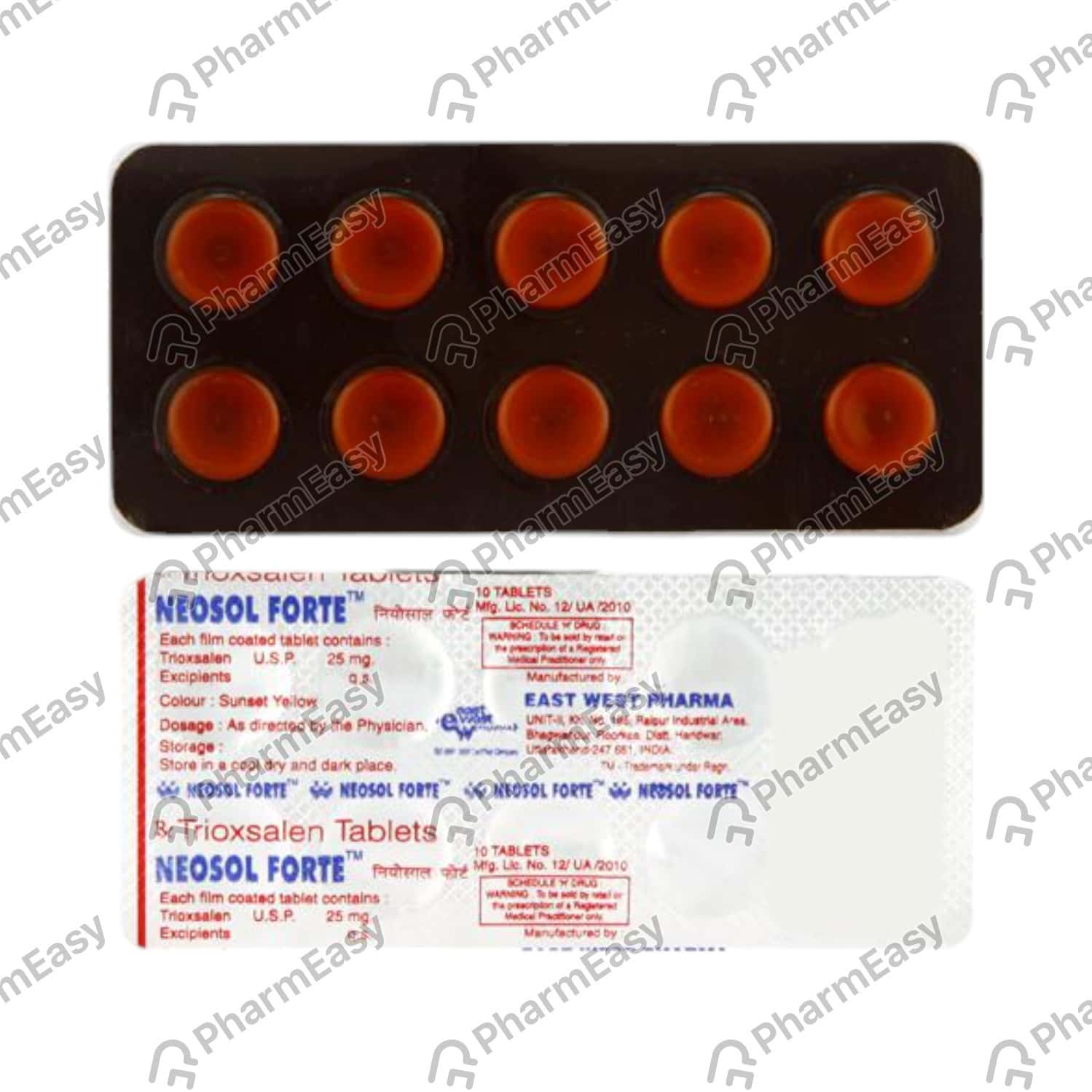 Neosol Forte 25 MG Tablet (10): Uses, Side Effects, Price & Dosage ...