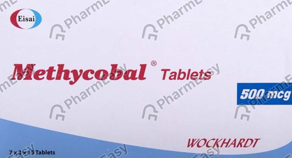 Methycobal 500 MCG Tablet (10): Uses, Side Effects, Price & Dosage ...