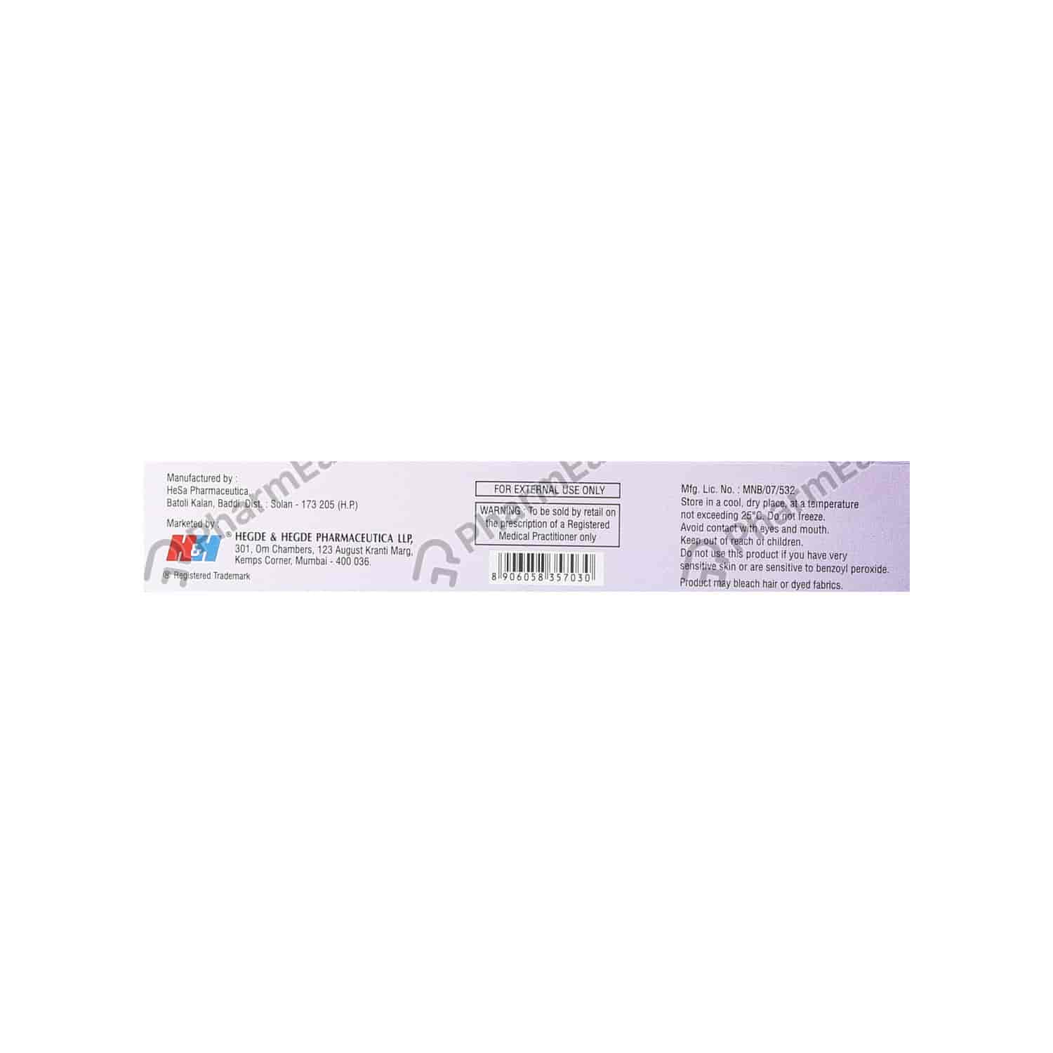 Buy Bengel Ac 2.5% Gel 30gm Online at Flat 18% OFF* | PharmEasy