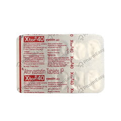 Xtor 40 MG Tablet (10) - Uses, Side Effects, Dosage, Composition ...