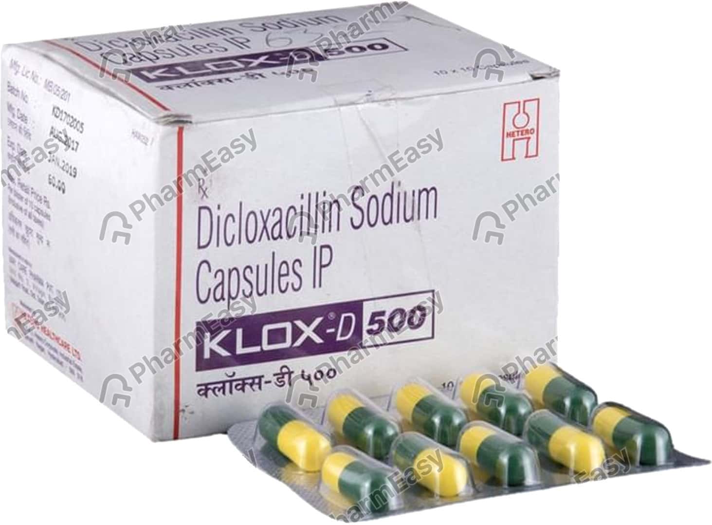 Buy Klox D 500 MG Capsule (10) Online at Flat 15% OFF | PharmEasy