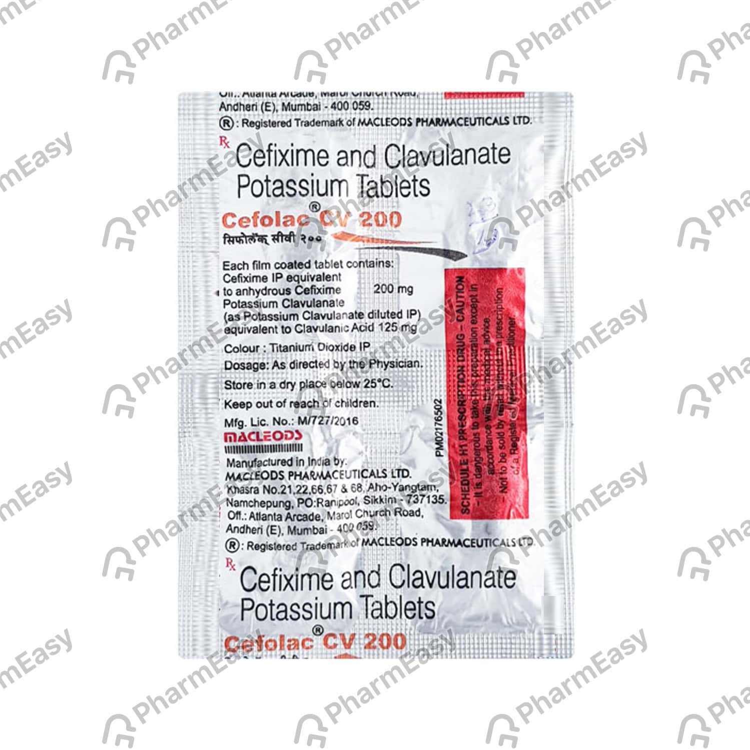 Cefolac Cv 200mg Strip Of 4 Tablets: Uses, Side Effects, Price & Dosage ...